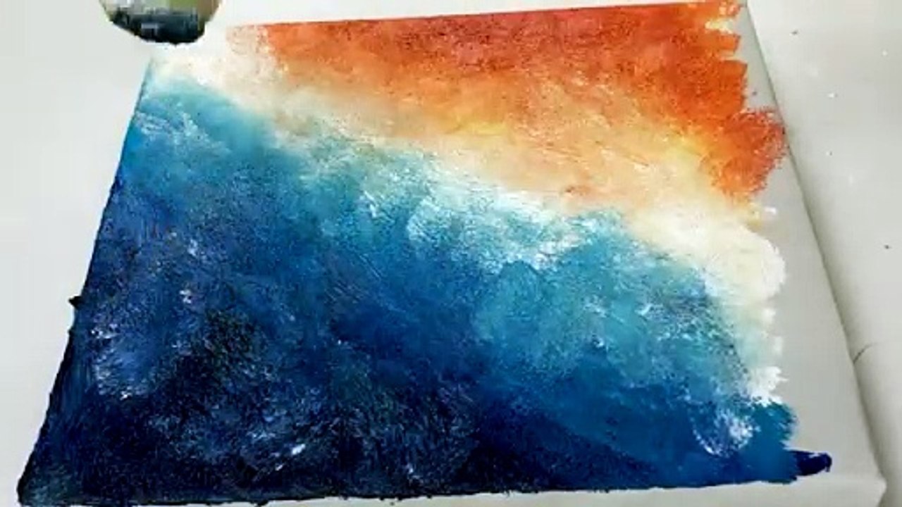 Couple Painting _ Meteor shower _ Romantic Painting _ Acrylic Painting ...