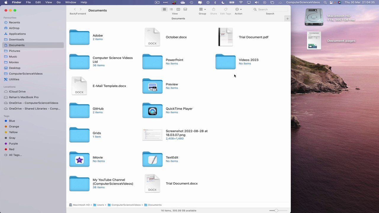 How to DELETE a Folder in The Finder Application On a Mac / Desktop Computer - Basic Tutorial ...