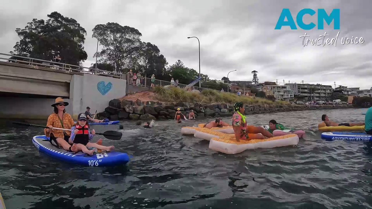 The Big Float in Merimbula drew thrill-seekers for a splash of fun ...