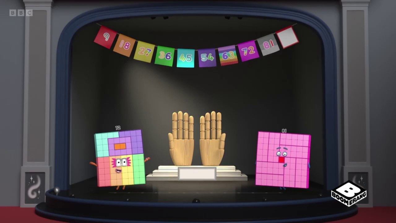 Numberblocks USA - Seventy-Two and Eighty-One Act on Boomerang - video ...