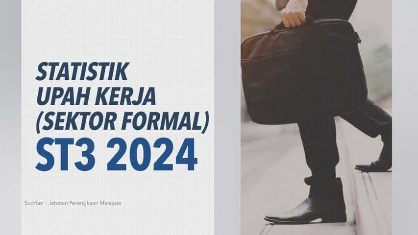 Statistik upah kerja (sektor formal) ST3 2024 | Astro Awani