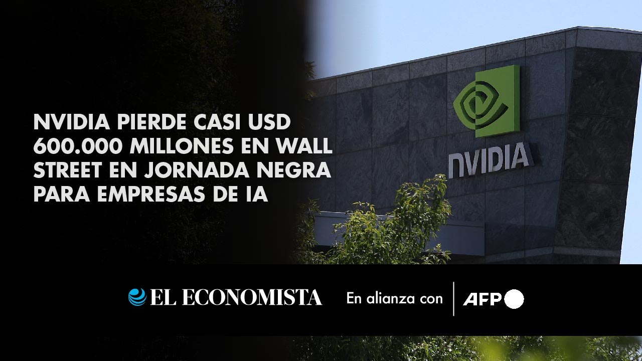 Nvidia pierde casi USD 600.000 millones en Wall Street en jornada negra para empresas de IA ...