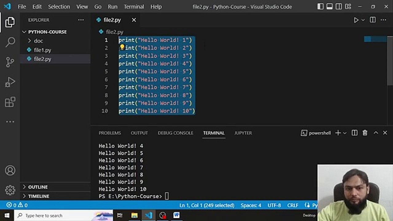 Comments & Indentation | Python Programming | Class 2 - video Dailymotion