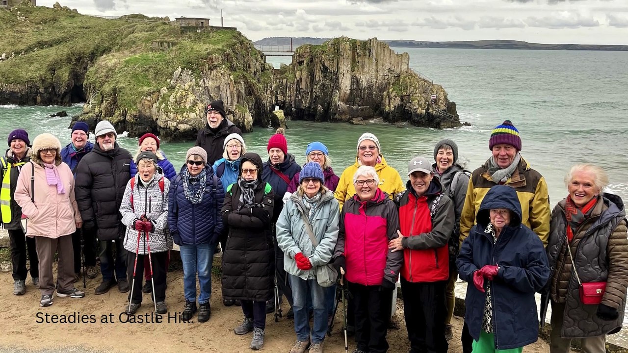 Tenby Steps2Health walking group in January 2025 - video Dailymotion