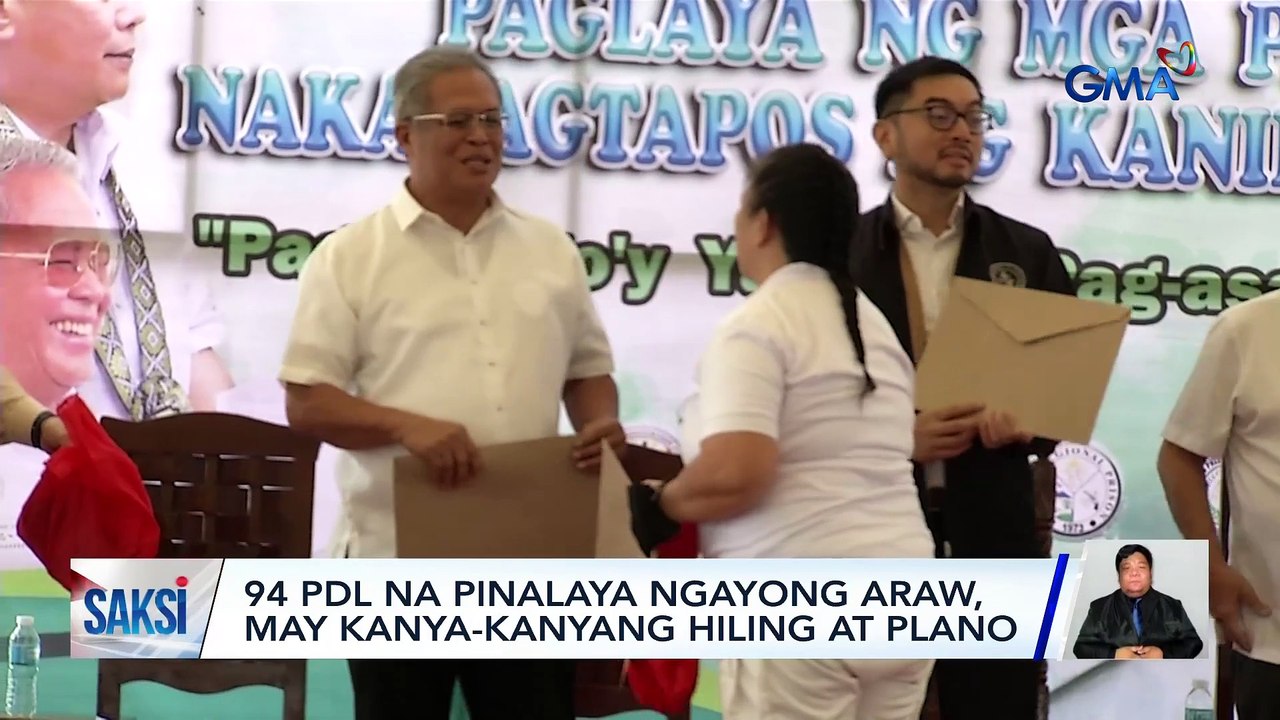 Isa sa 94 na PDL na pinalaya ngayong araw, isinama sa pag-uwi ang pusa ...