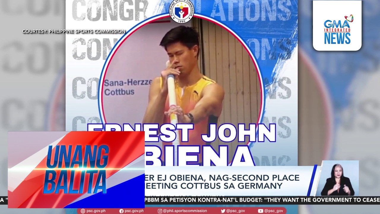 PHL pole vaulter EJ Obiena, nag-second place sa Int'l Jump Meeting ...