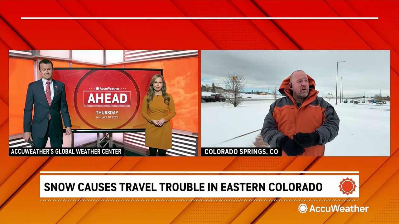 Heavy-hitting snowstorm causes travel problems in Colorado - video ...