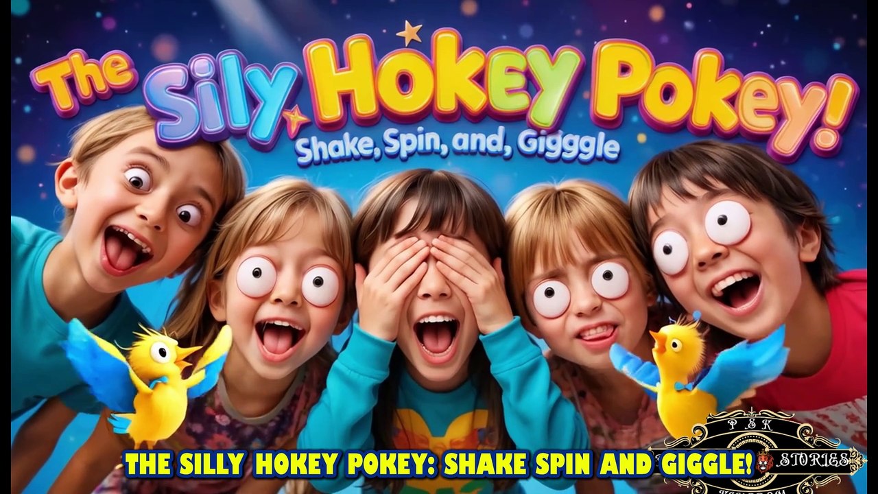 The Silly Hokey Pokey Shake, Spin, and Giggle Children Songs | Kids Rhymes | Songs Kids And All ...