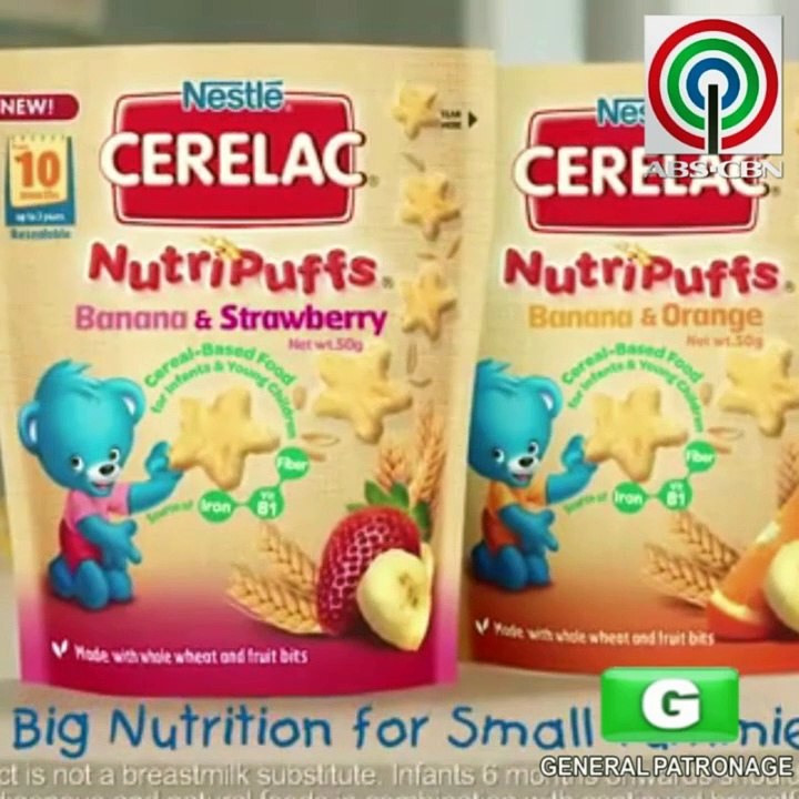 Nestle Cerelac, umere sa ABS-CBN (2014) - video Dailymotion