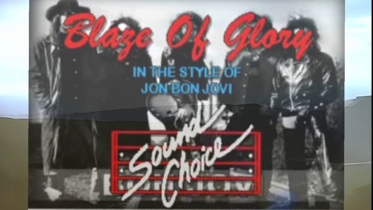 Blaze Of Glory - Jon Bon Jovi Karaoke - video Dailymotion