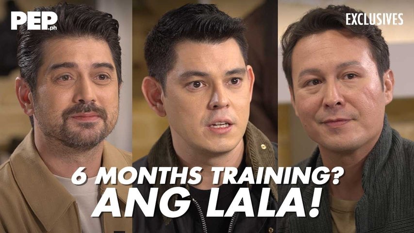 Richard, Baron, and Ian on their training for ‘Incognito’ | PEP Exclusives