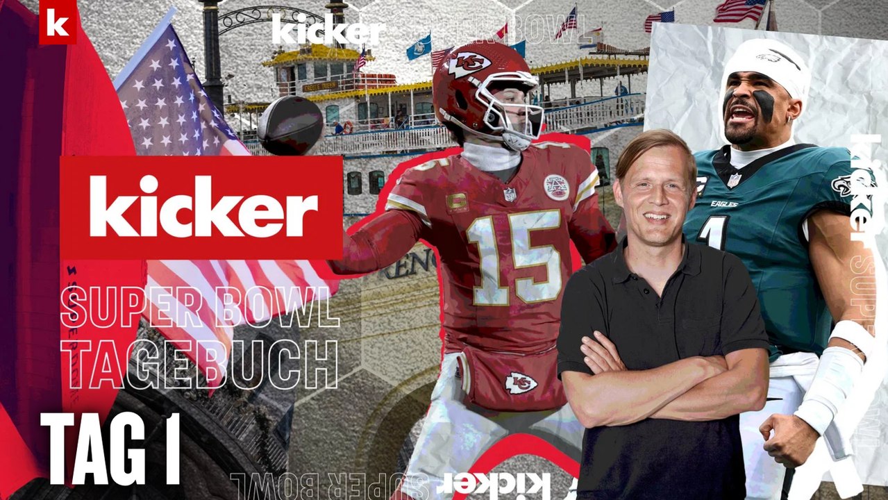 Touchdown in New Orleans: Der kicker vor Ort beim Super Bowl - video ...