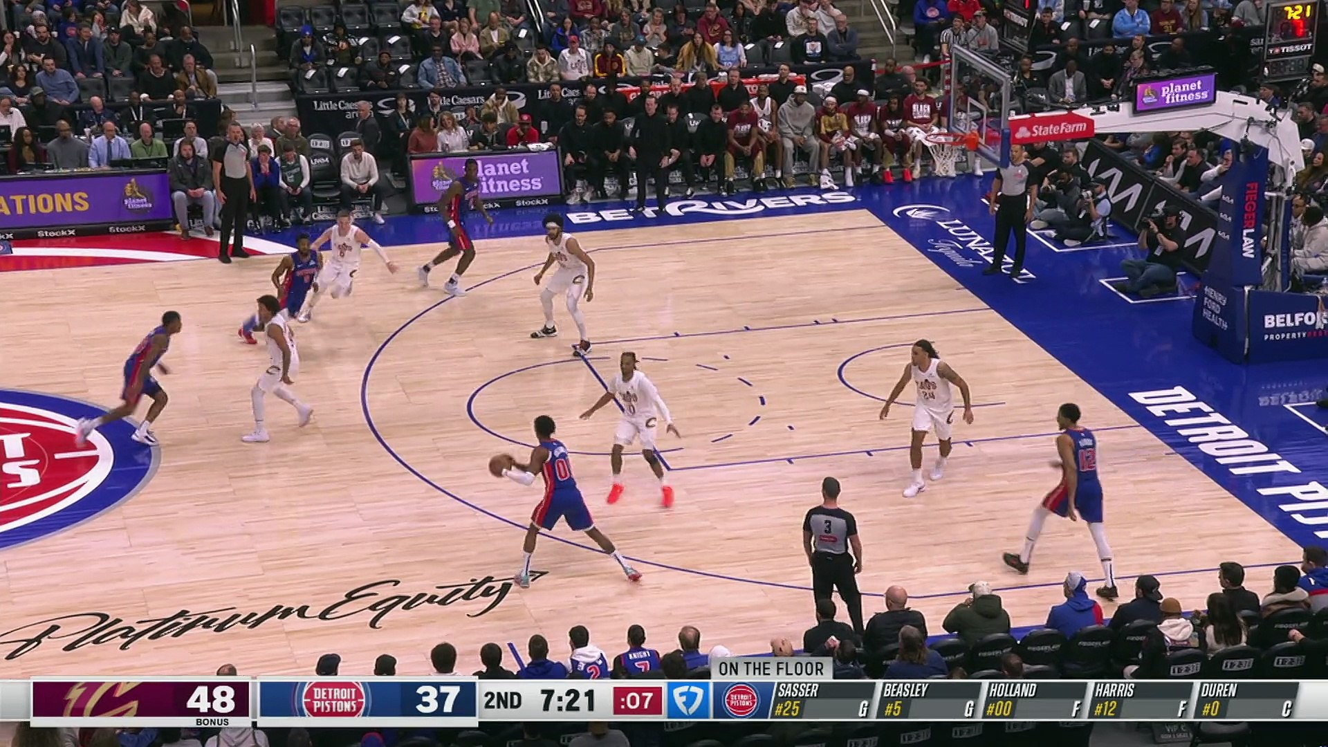 NBA : Darius Garland met un buzzer beater du logo à Detroit ! | beIN SPORTS