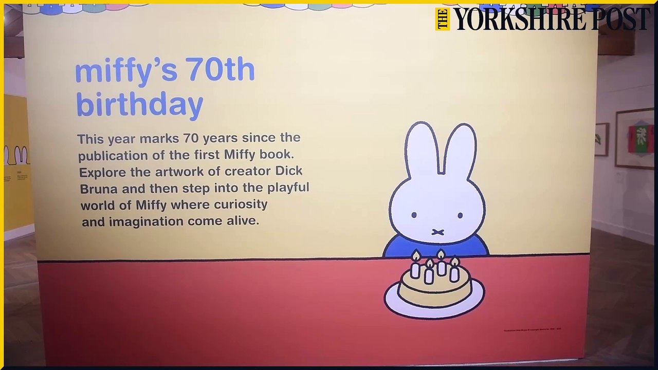 Miffy in Leeds City Museum for its 70th birthday - video Dailymotion