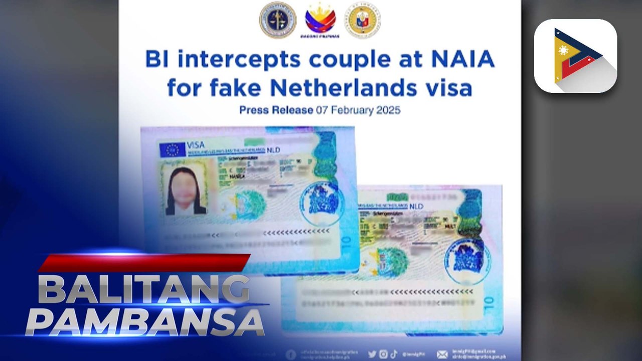 BI stops couple with fake Netherlands visas - video Dailymotion