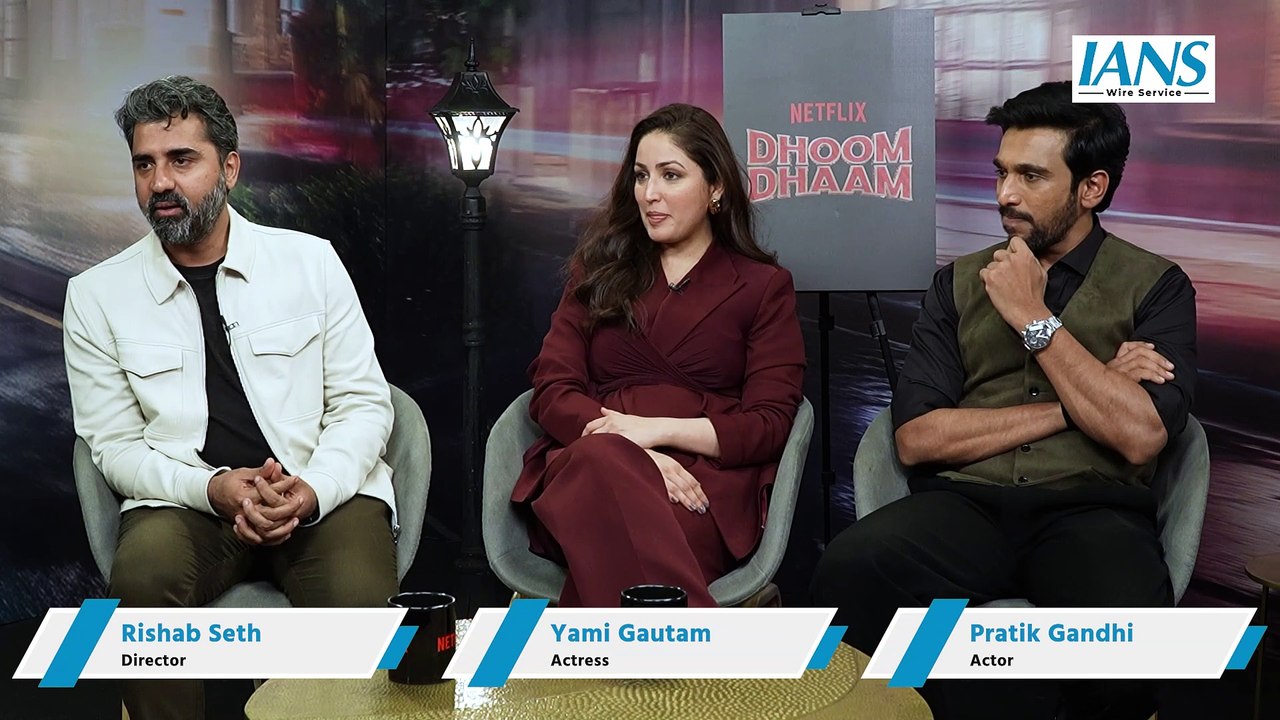 Yami Gautam, Pratik Gandhi, and Rishab Seth Talk Dhoom Dhaam - video ...