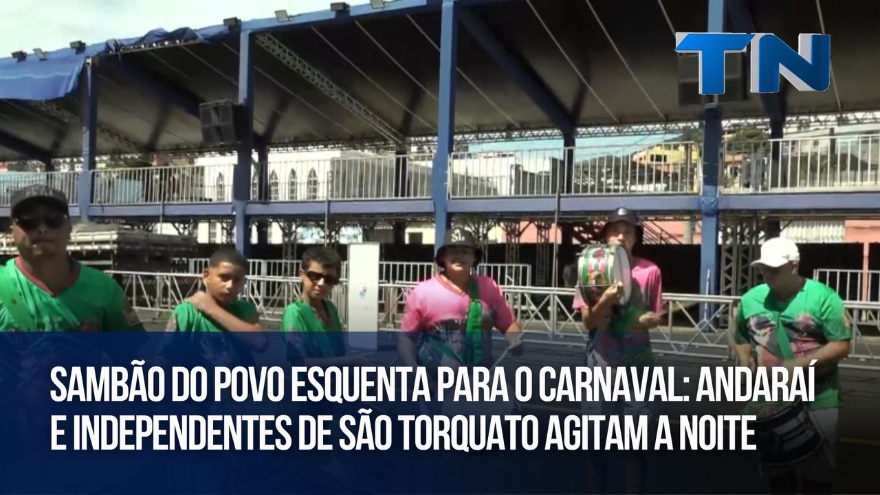 Sambão do Povo esquenta para o Carnaval Andaraí e Independentes de São ...
