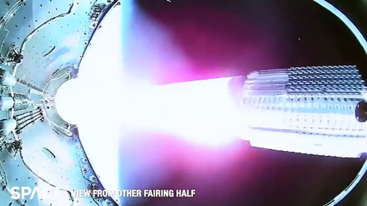 SpaceX Falcon 9 Fairing Cameras Capture Amazing Views Of Separation ...