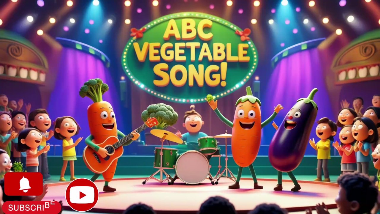 ABC Vegetable Song! Fun & Healthy Learning for Kids #kids #viralvideo # ...