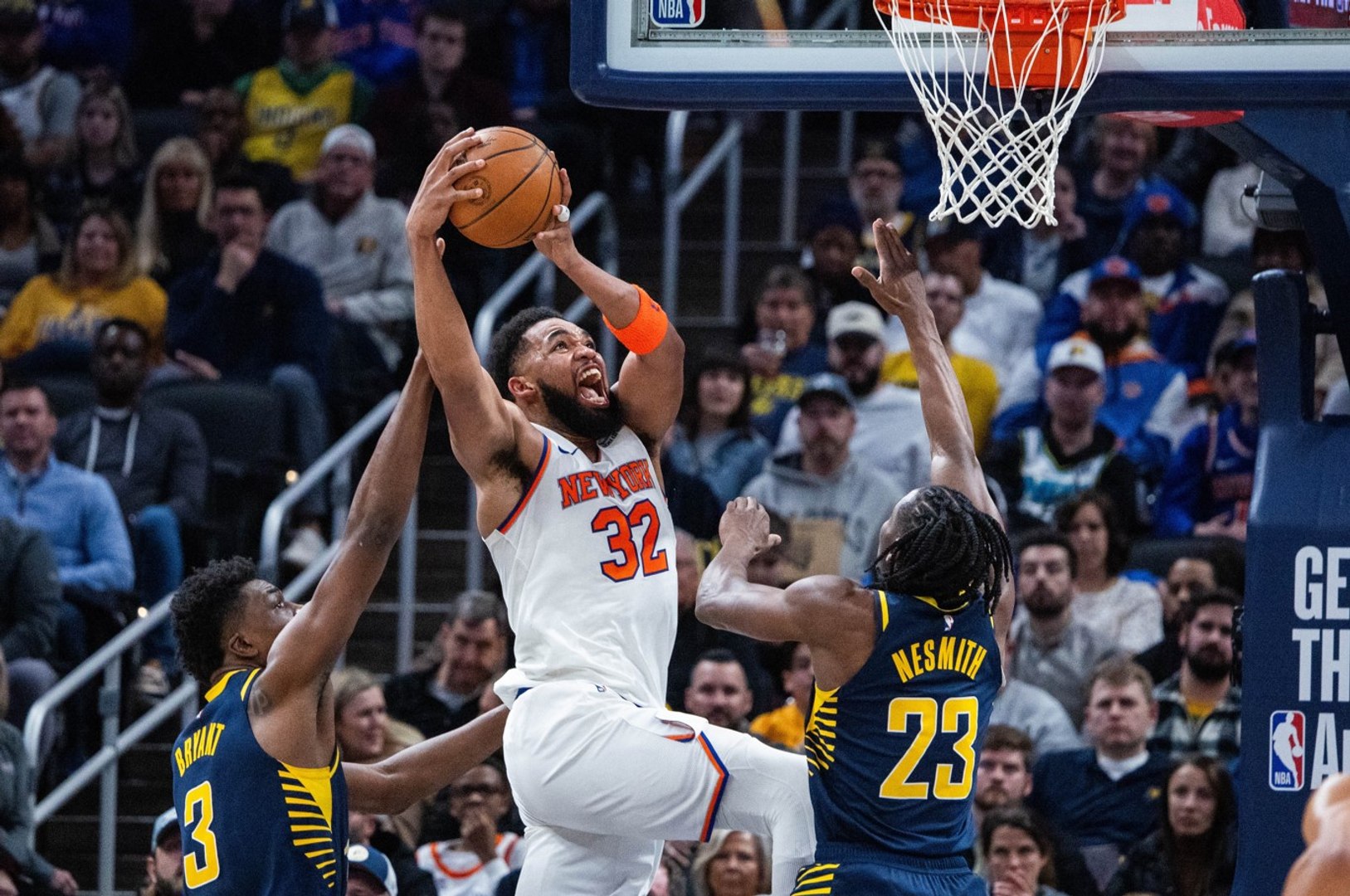 NBA : Karl Anthony-Towns fait des Pacers sa proie et porte les Knicks ...