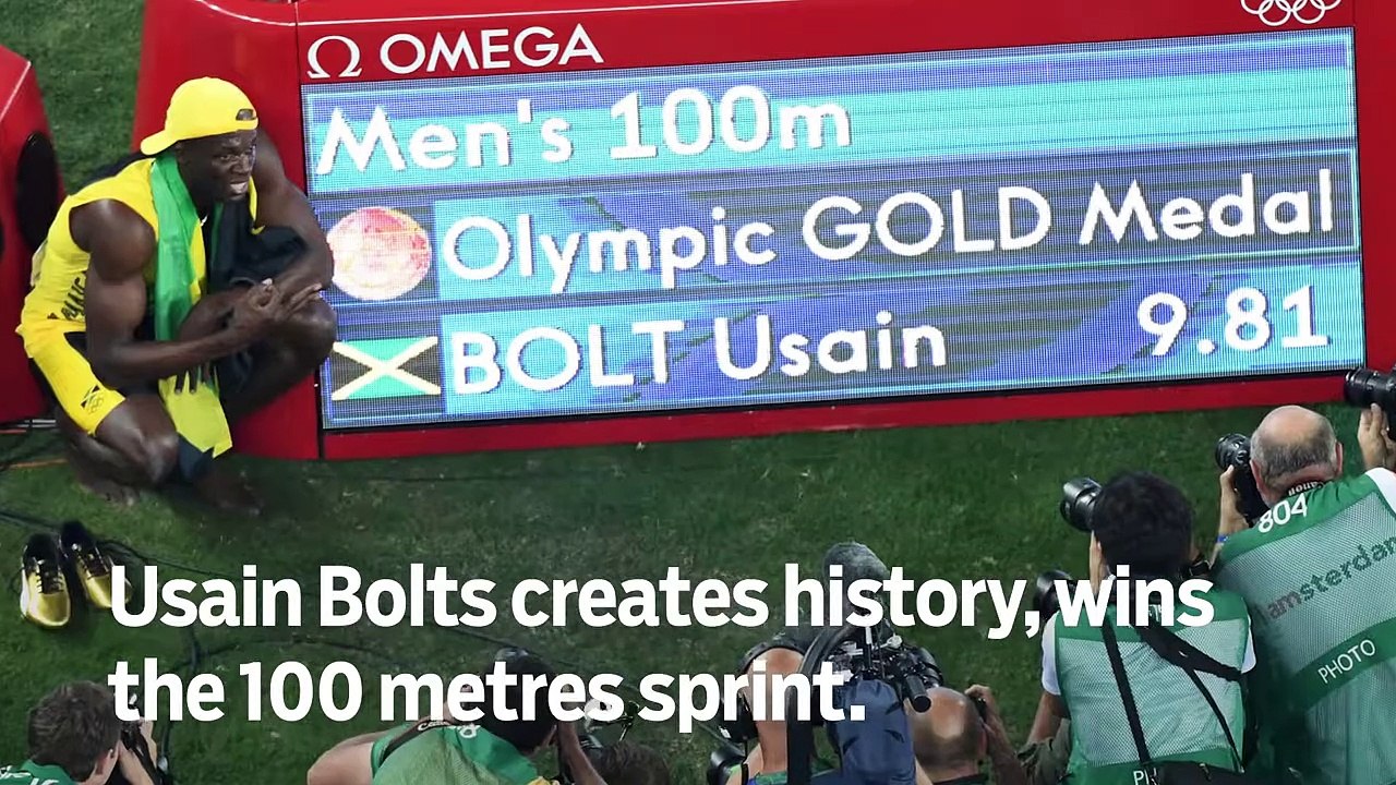 Usain Bolts creates history, wins the 100 metres sprint - GN Headlines ...