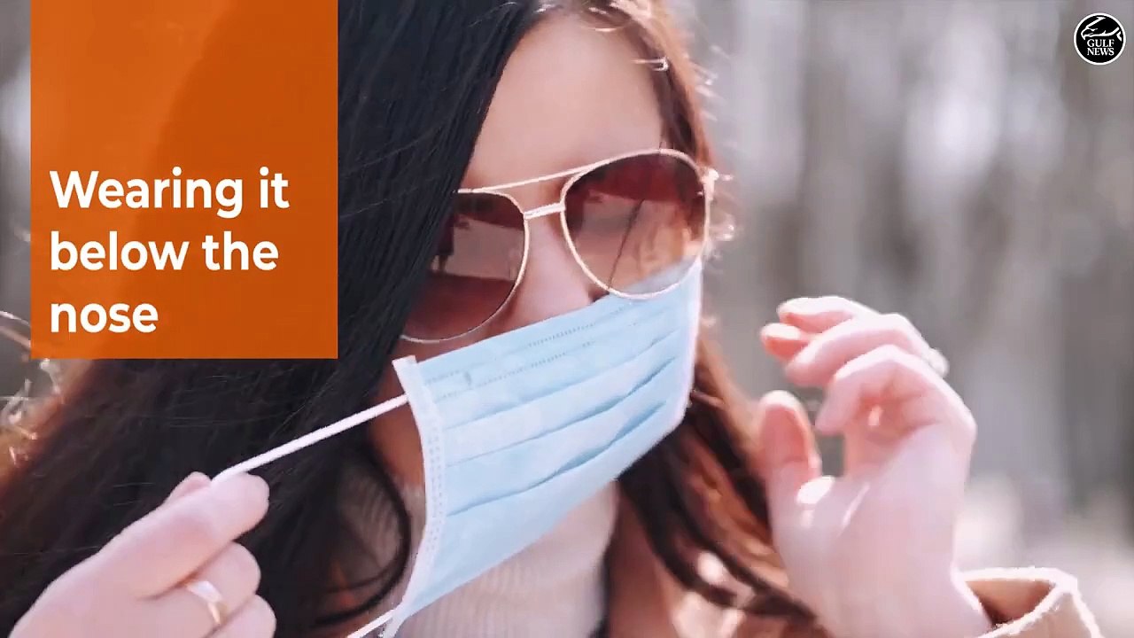 9 common mistakes when wearing a face mask - video Dailymotion