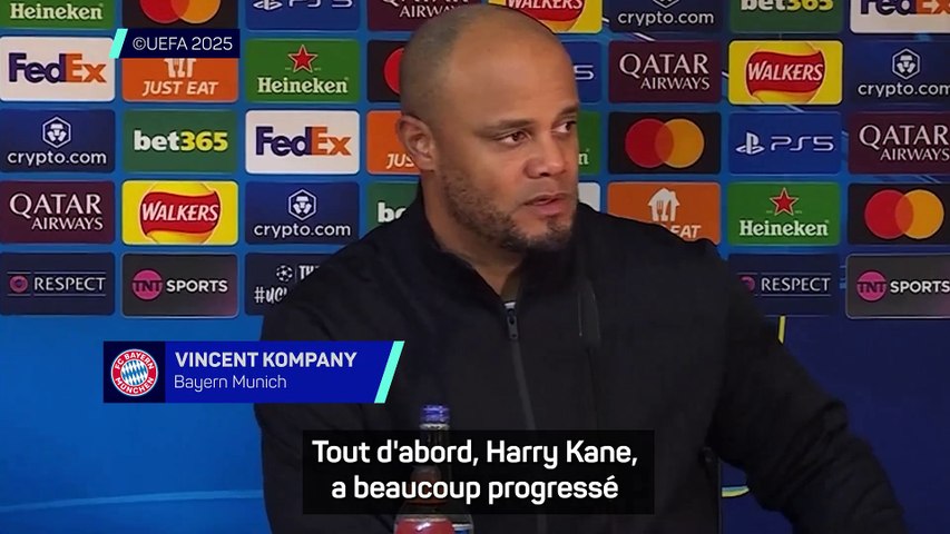 Bayern Munich : Vincent Kompany - "Harry Kane, déjà excellent, a encore ...