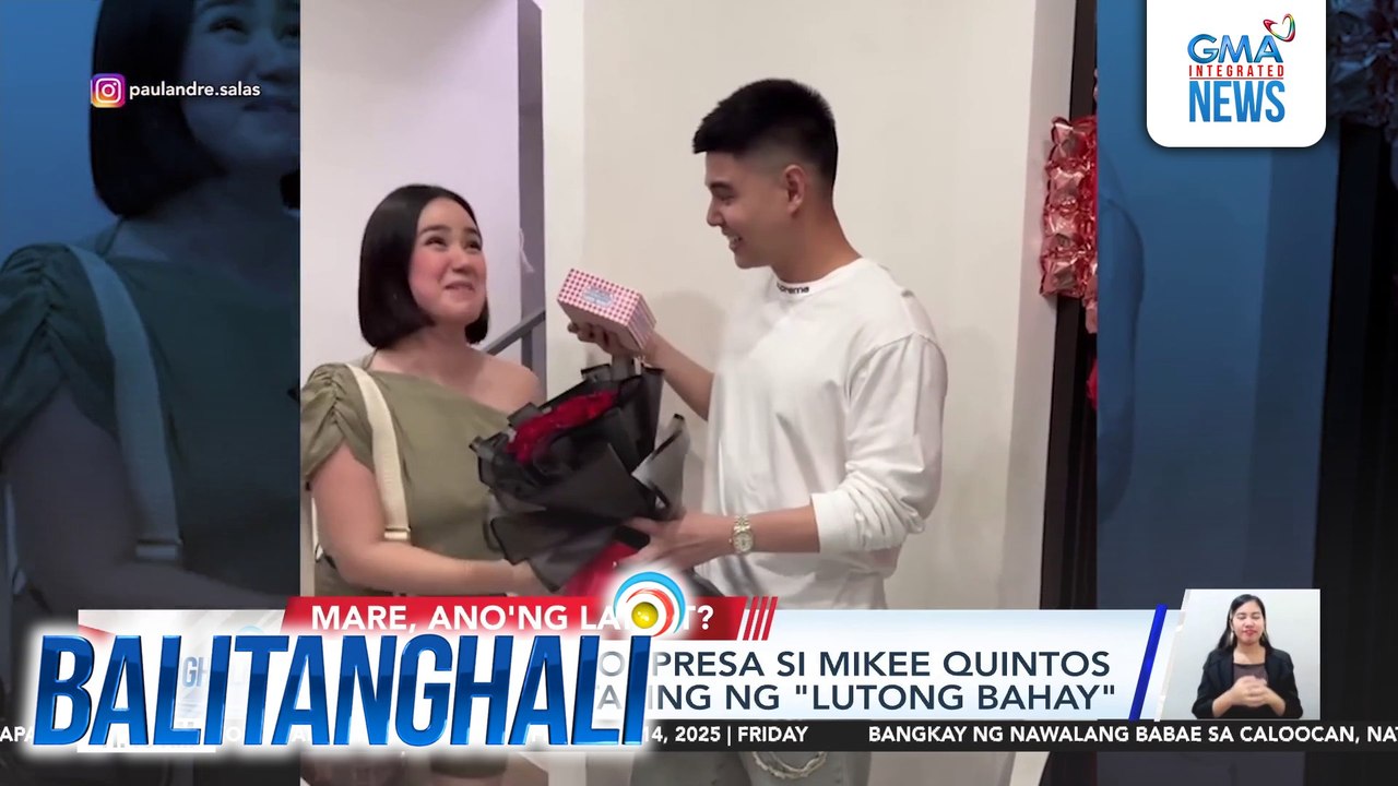 Paul Salas, sinorpresa si Mikee Quintos matapos ang taping ng "Lutong Bahay" | Balitanghali ...