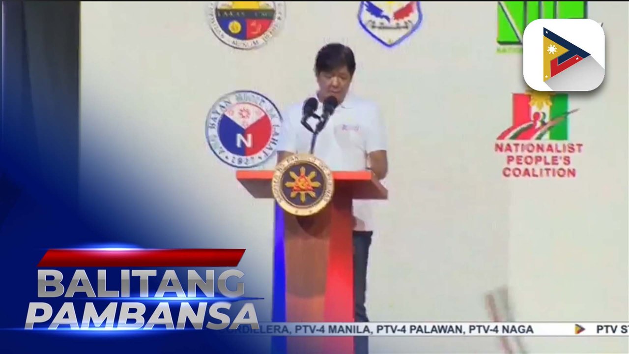 PBBM, pangungunahan ang campaign rally ng Alyansa Para sa Bagong ...