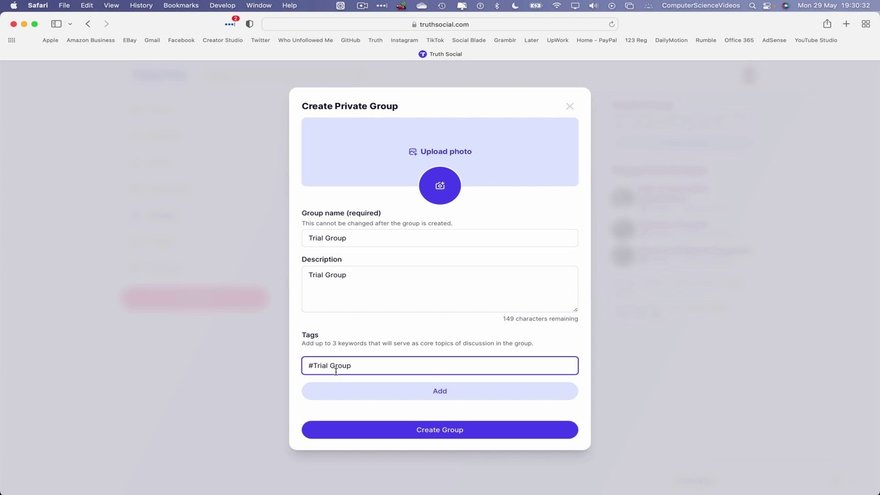 How to DELETE a Group On TRUTH SOCIAL Using a Desktop Computer / MAC ...