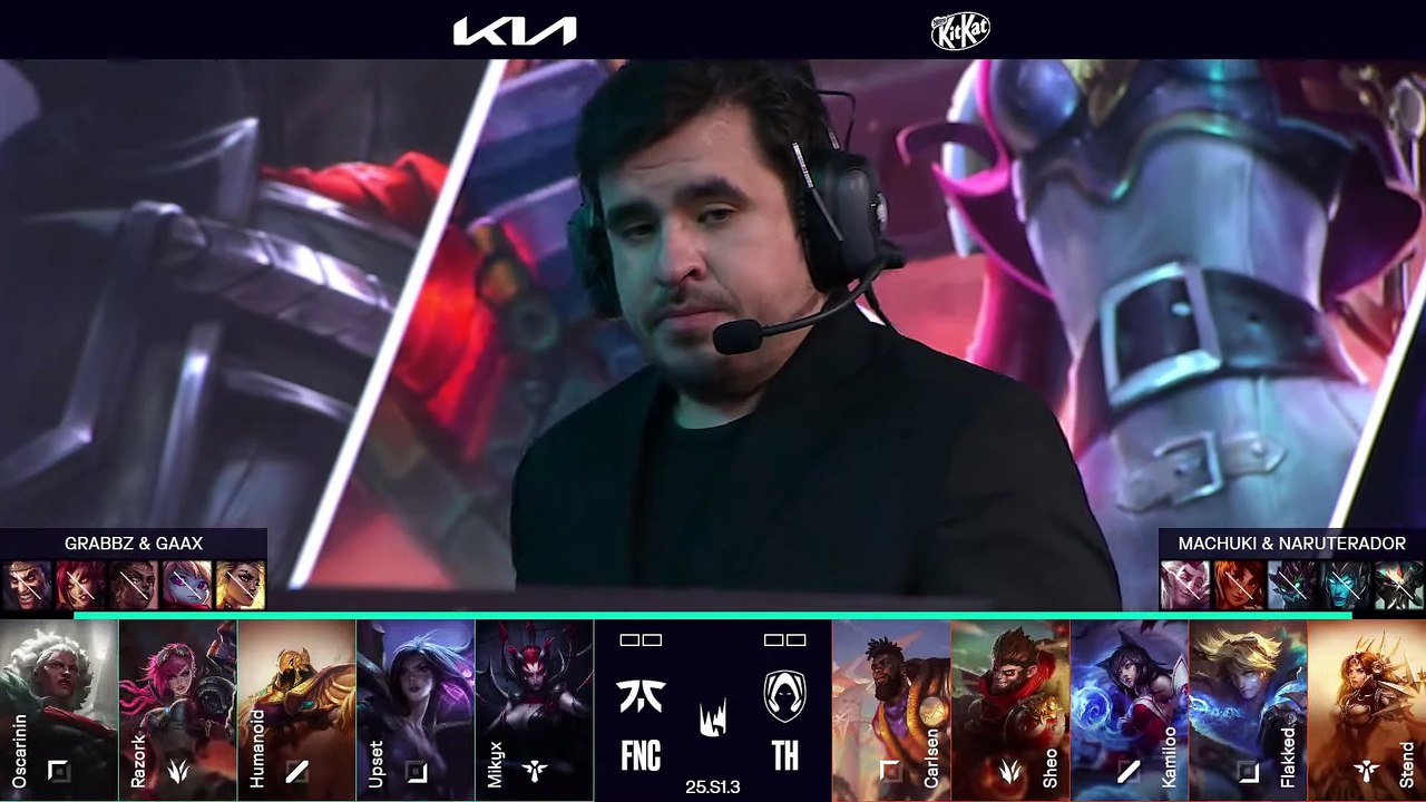 FNC v TH | 2025 LEC Winter | Week 4 Day 1 | Fnatic vs. Team Heretics Game 1 - Vídeo Dailymotion