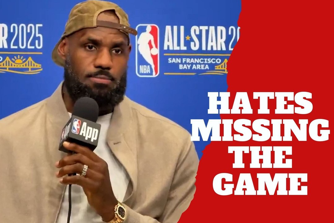 A big disappointment! LeBron James hates missing the NBA All-Star Game ...