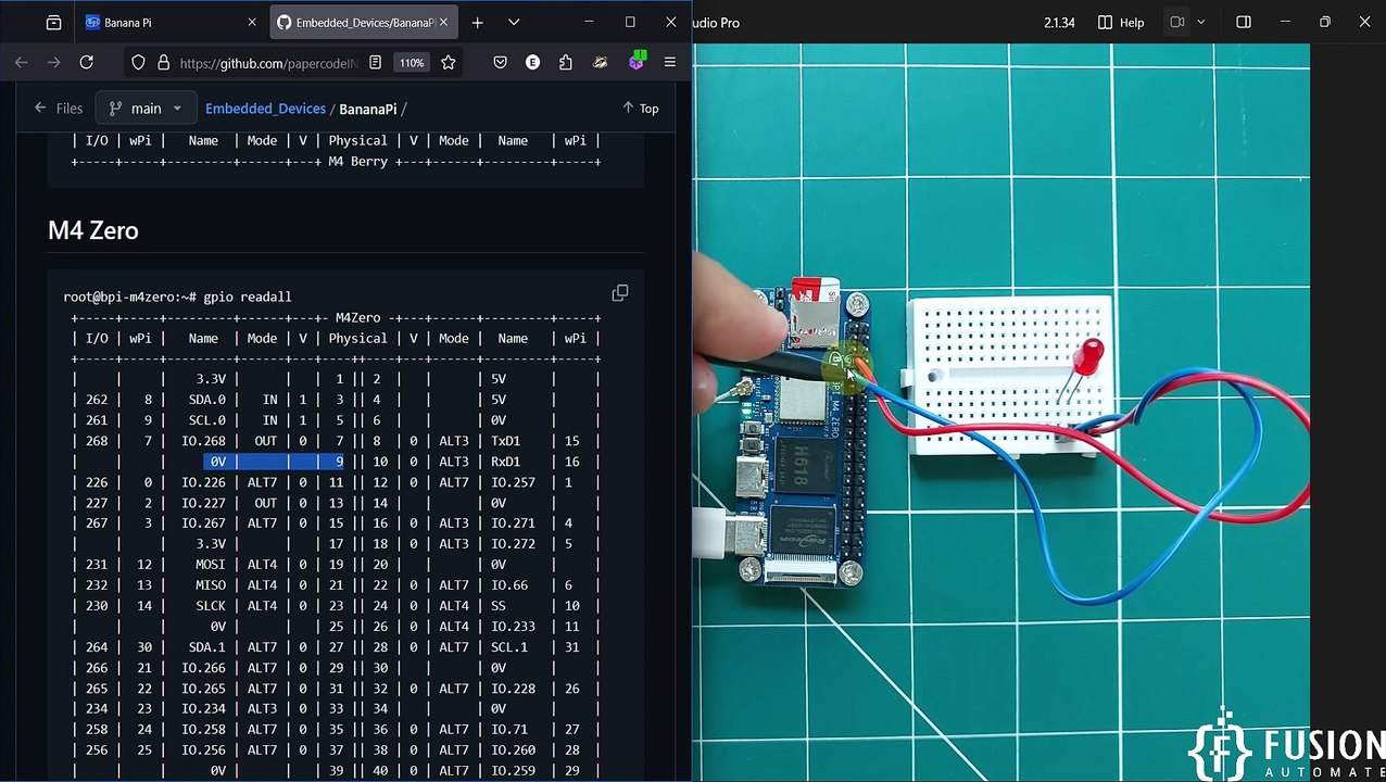 How to Control Banana PI M4-Zero GPIO with Node-RED and node-red-contrib-opi-gpio node | - video ...