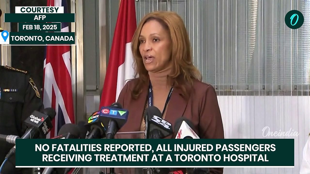 Toronto Plane Crash: Delta Upside Down - Survivor's Video Shows Chaos ...