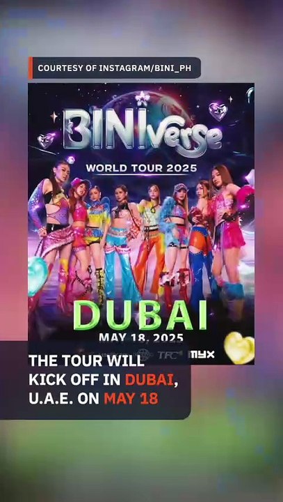 BINI to go on world tour across 14 locations - video Dailymotion