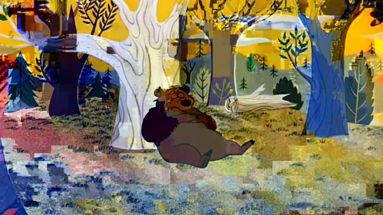 The Oversleeping Bear | Donald Duck Cartoons 101 - Rugged Bear 1953 ...