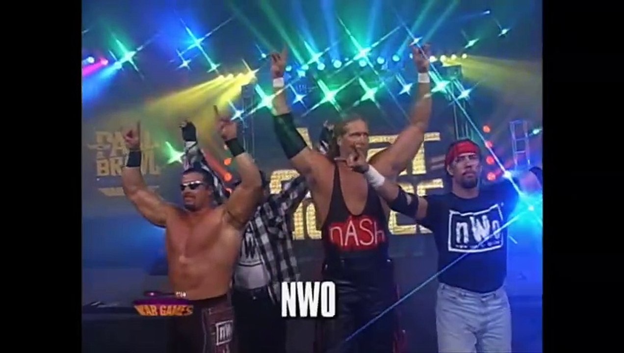 WCW Fall Brawl 1997 - Kevin Nash, Konnan, Syxx & Buff Bagwell vs Ric ...