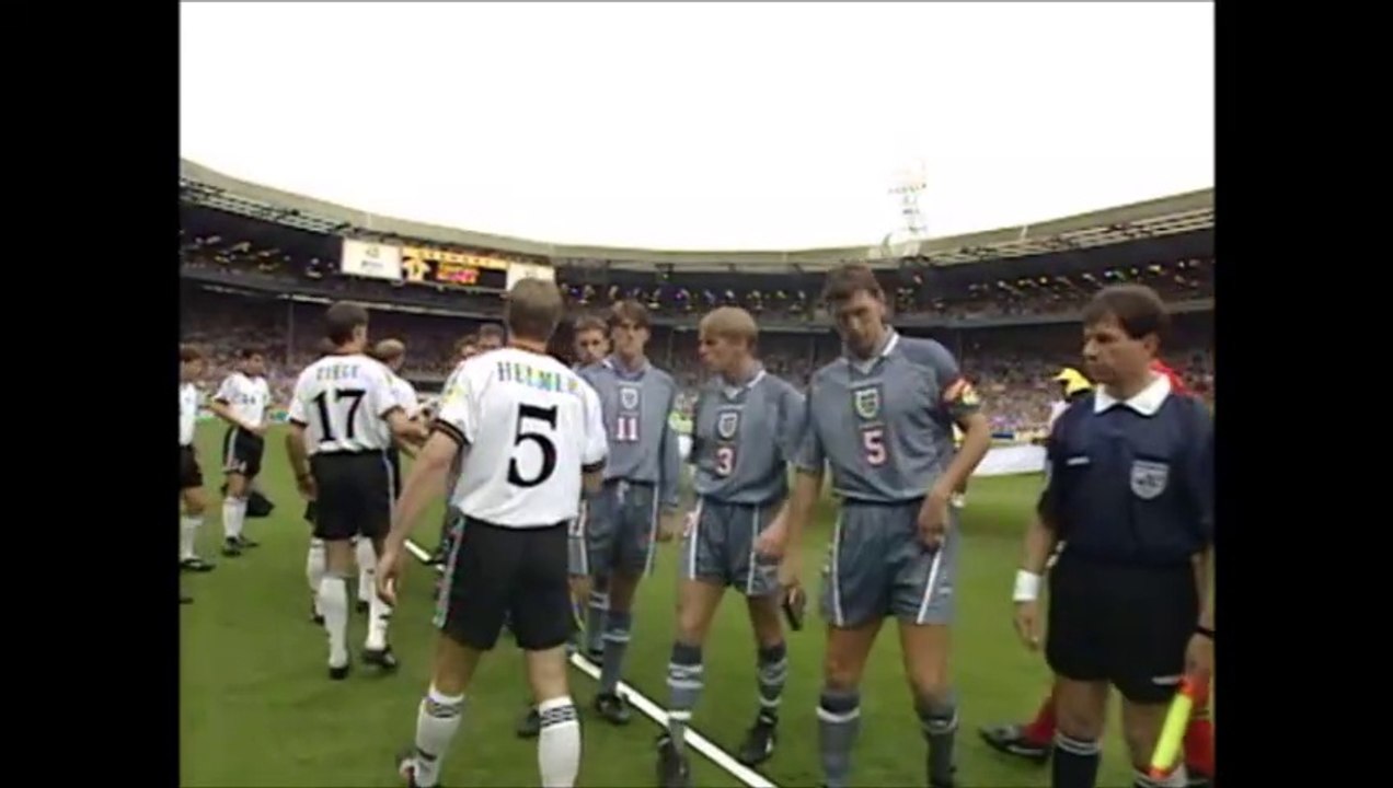 Euro 1996 England vs Germany (semi-finals) English commentary - Vídeo ...
