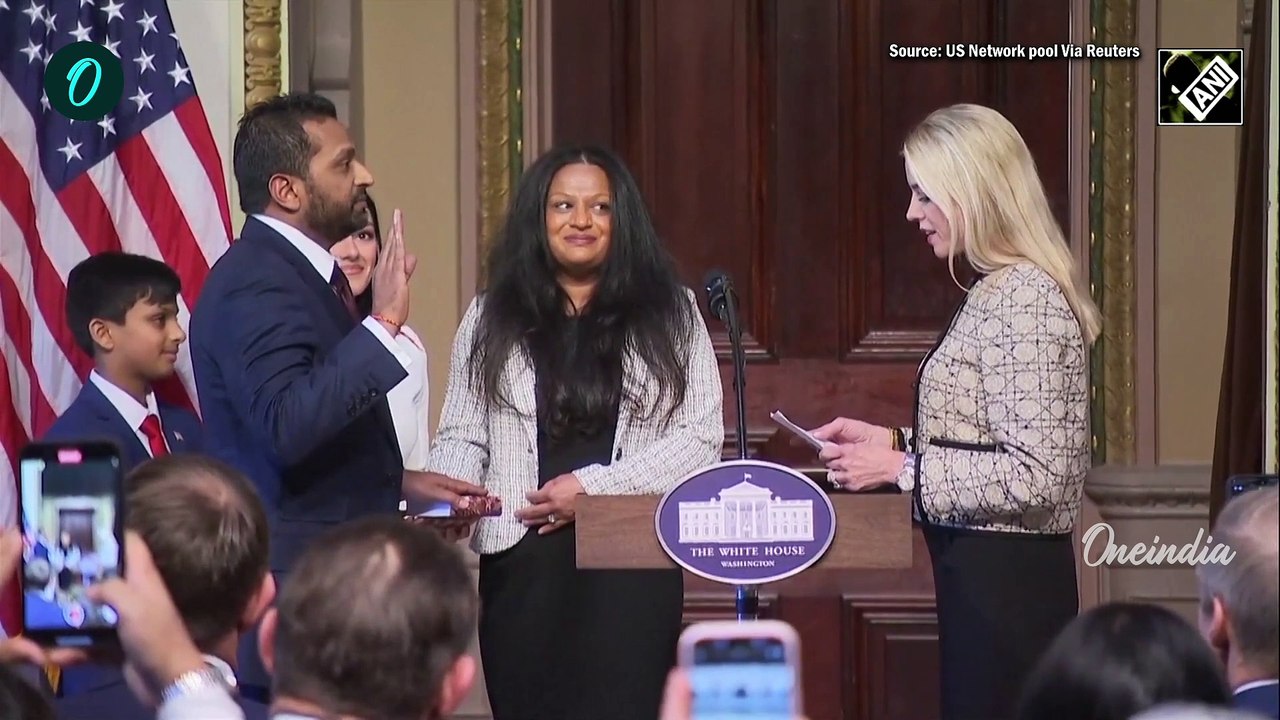 Kash Patel sworn in as FBI Head.വളരെ ശക്തനും കരുത്തനുമാണ് കാഷെന്ന് ...