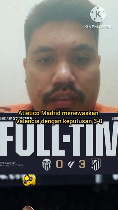 Valencia vs Atletico Madrid 0-3 - Video Dailymotion