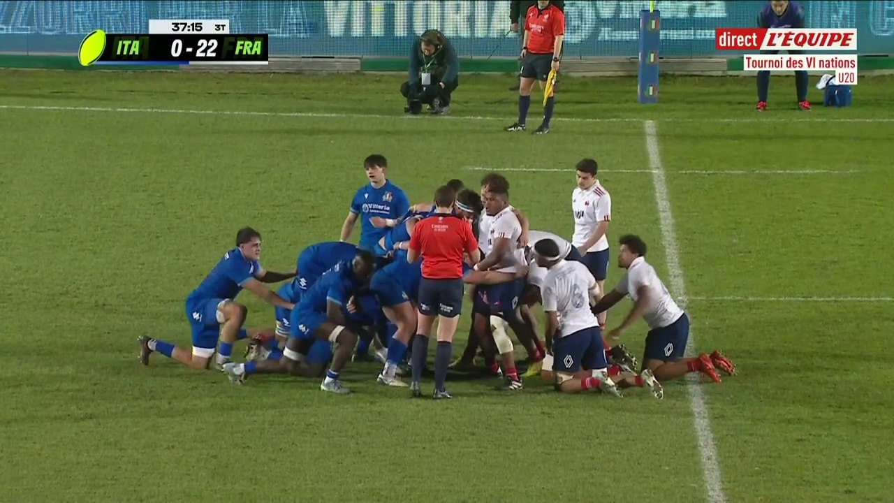 Le replay d'Italie - France - Rugby - Tournoi des VI Nations U20 - Vidéo Dailymotion