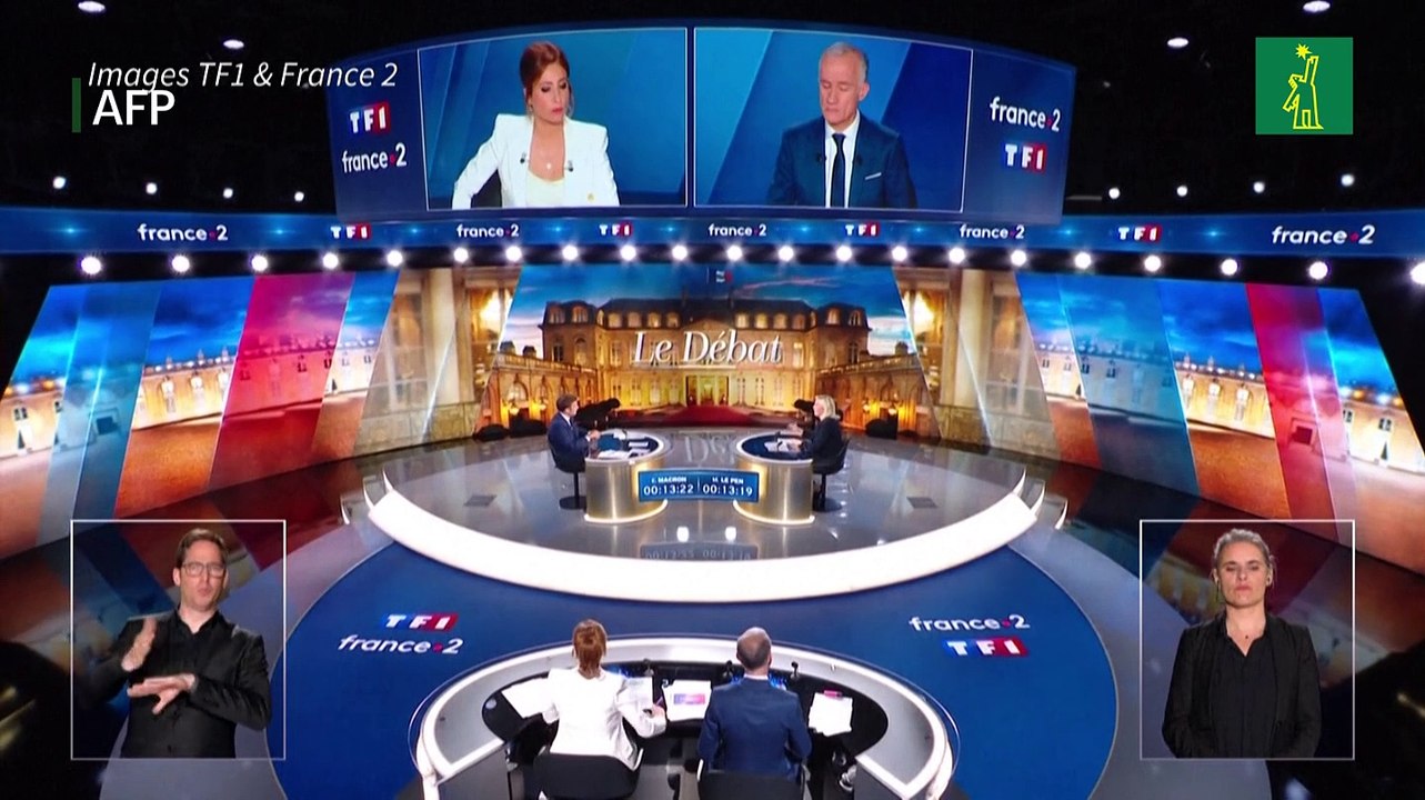 Macron y Le Pen chocan sobre Rusia, la UE y el velo antes de balotaje ...