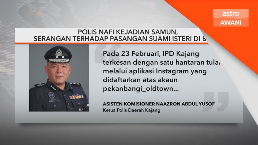 Carian mengenai topik serangan-terhadap-pasangan-suami-isteri | Astro Awani