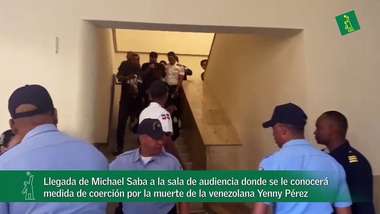 Llegada de Michael Saba a la sala de audiencia donde se le conocerá ...
