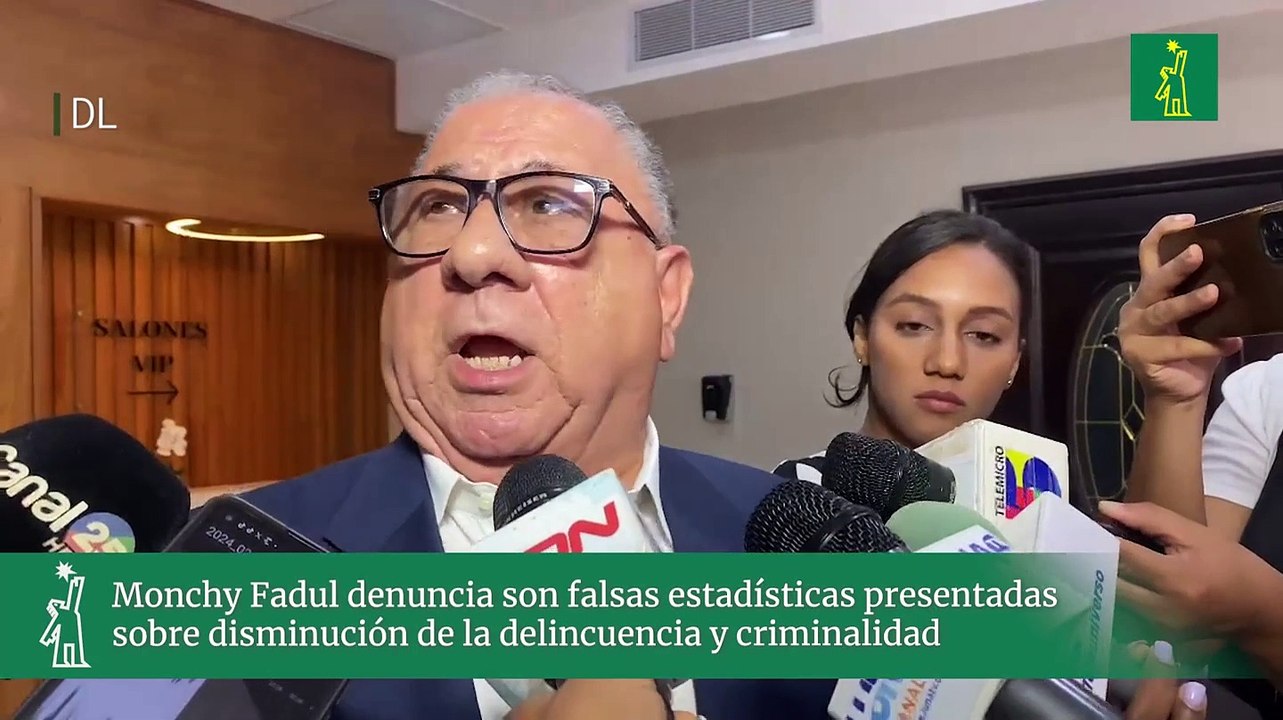 Monchy Fadul denuncia son falsas estadísticas presentadas sobre ...