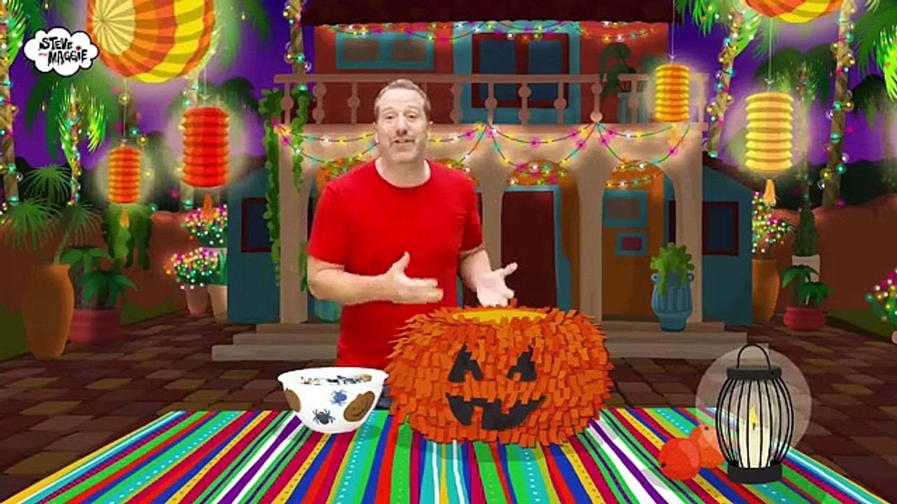 Halloween Spooky Party for Kids with Steve and Maggie _ Monster Trick ...