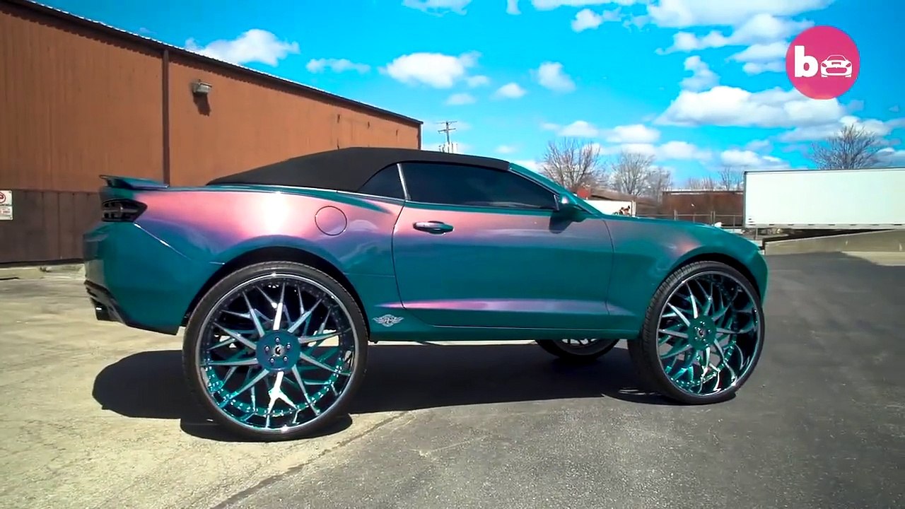 Custom Camaro With 32-Inch Wheels - video Dailymotion