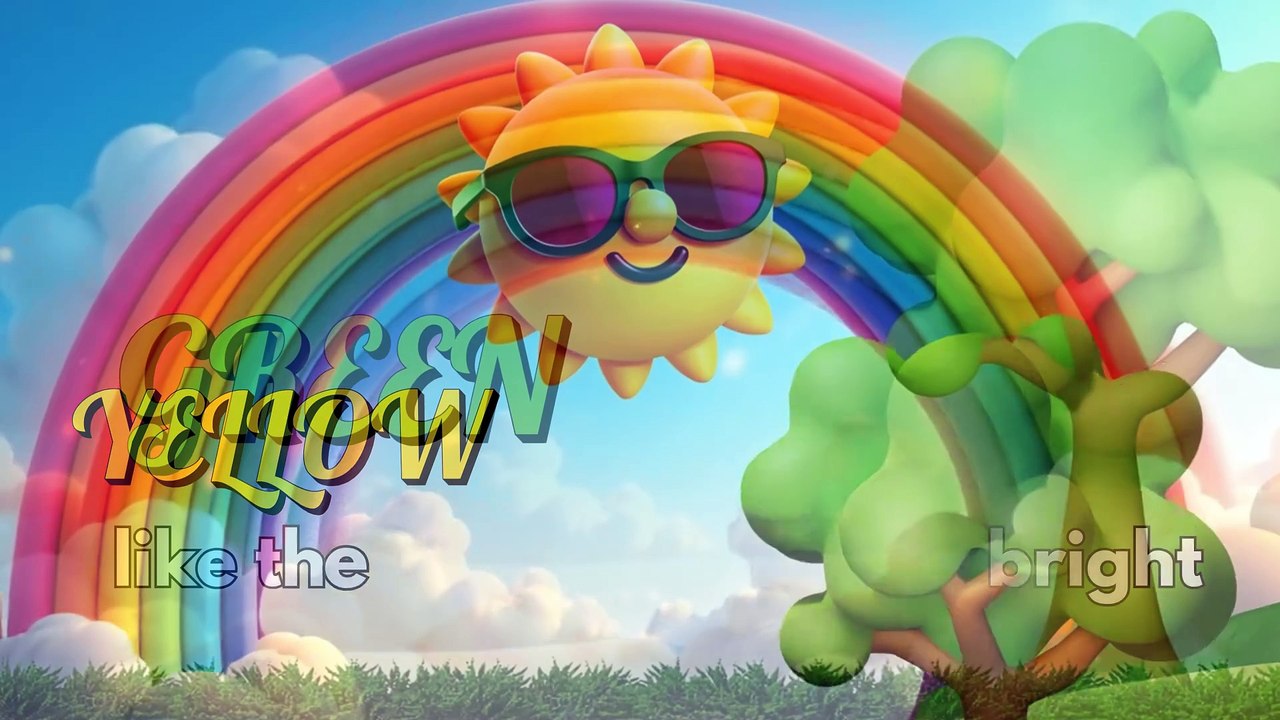 "The Rainbow Song 🌈 | Learn Colors for Kids | Fun Animated Video ...