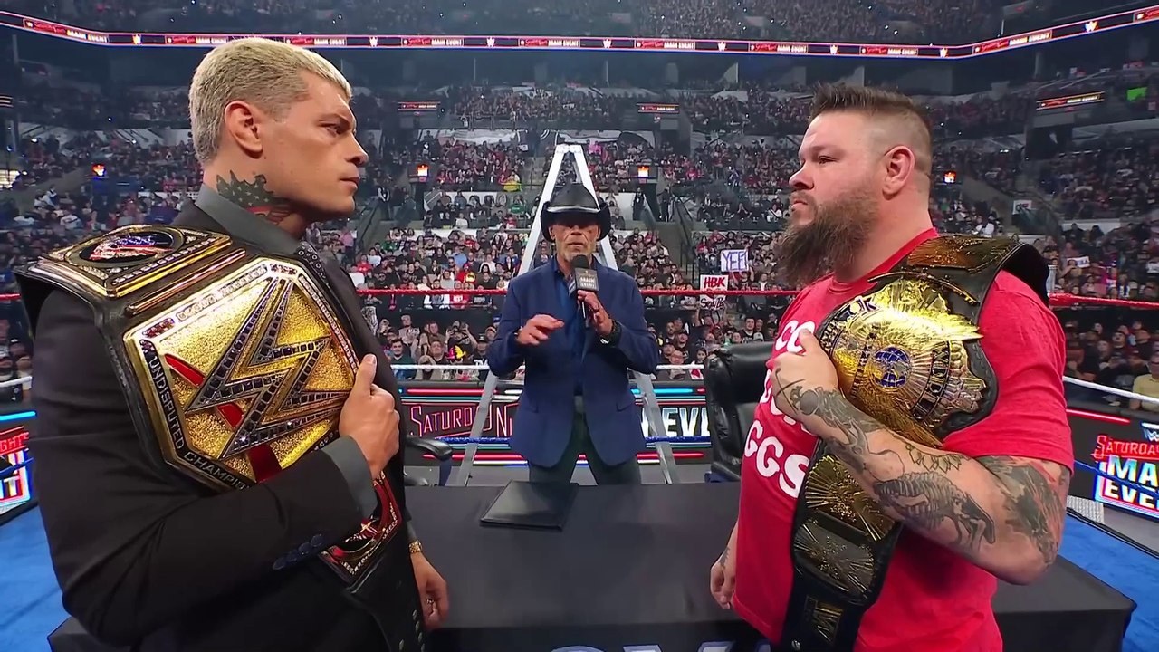 Shawn Michaels hits Sweet Chin Music on Kevin Owens_ Saturday Night’s Main Event highlights ...