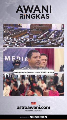 #AWANIRingkas 6 Mac 2025 | 9 PM | Astro Awani